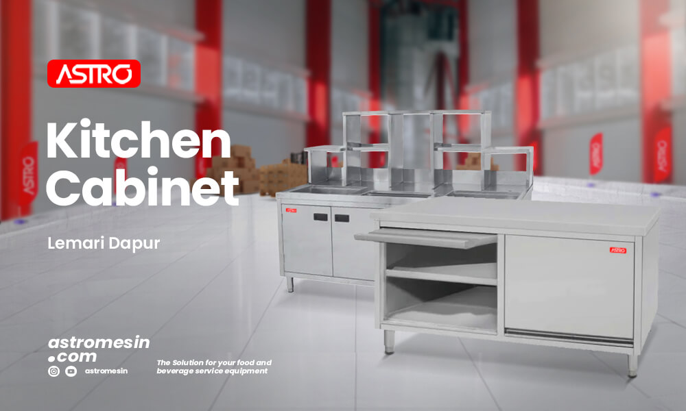 Kitchen Cabinet - Kabinet Dapur Stainless Steel untuk Komersial