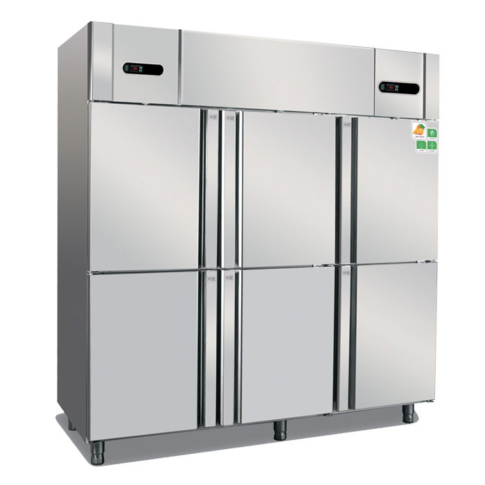 Upright Freezer 6 Pintu CROWN D1600 | Freezer 1600 Liter